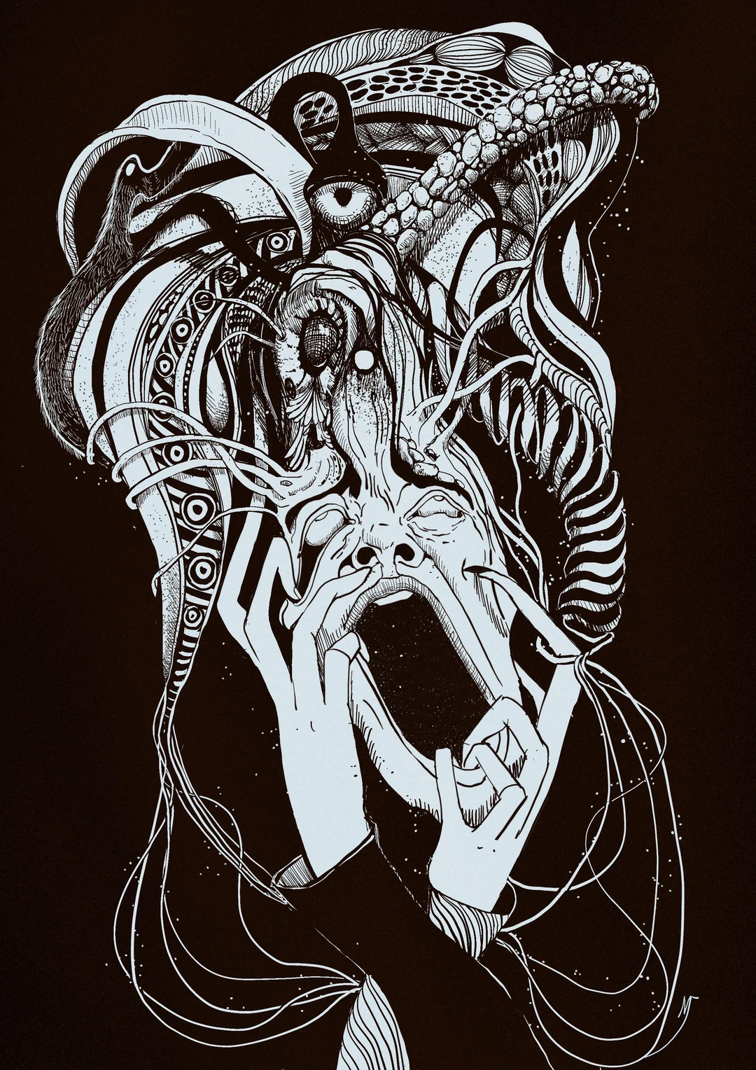 Agony, gaja museva, digital, 2024 | Scrolller