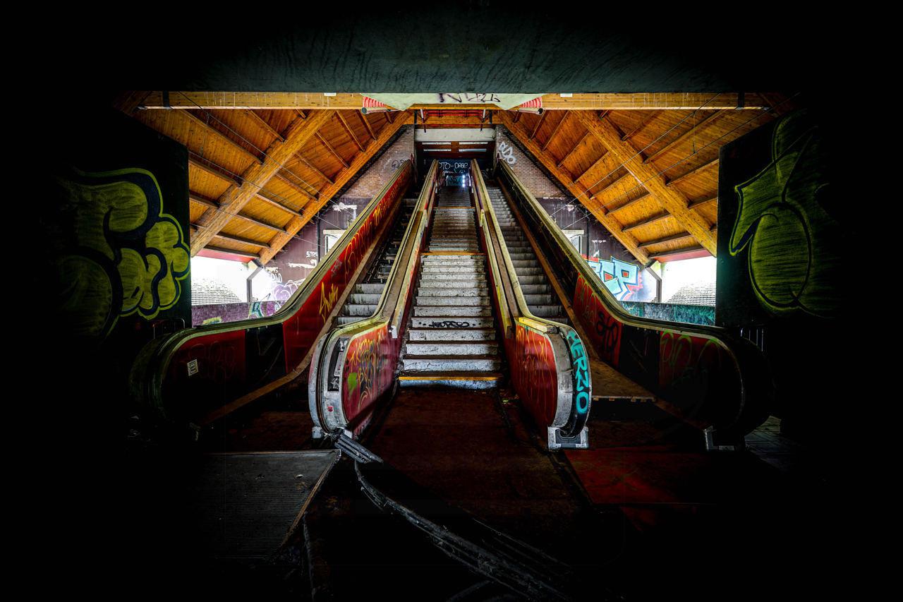Belgian escalators. | Scrolller