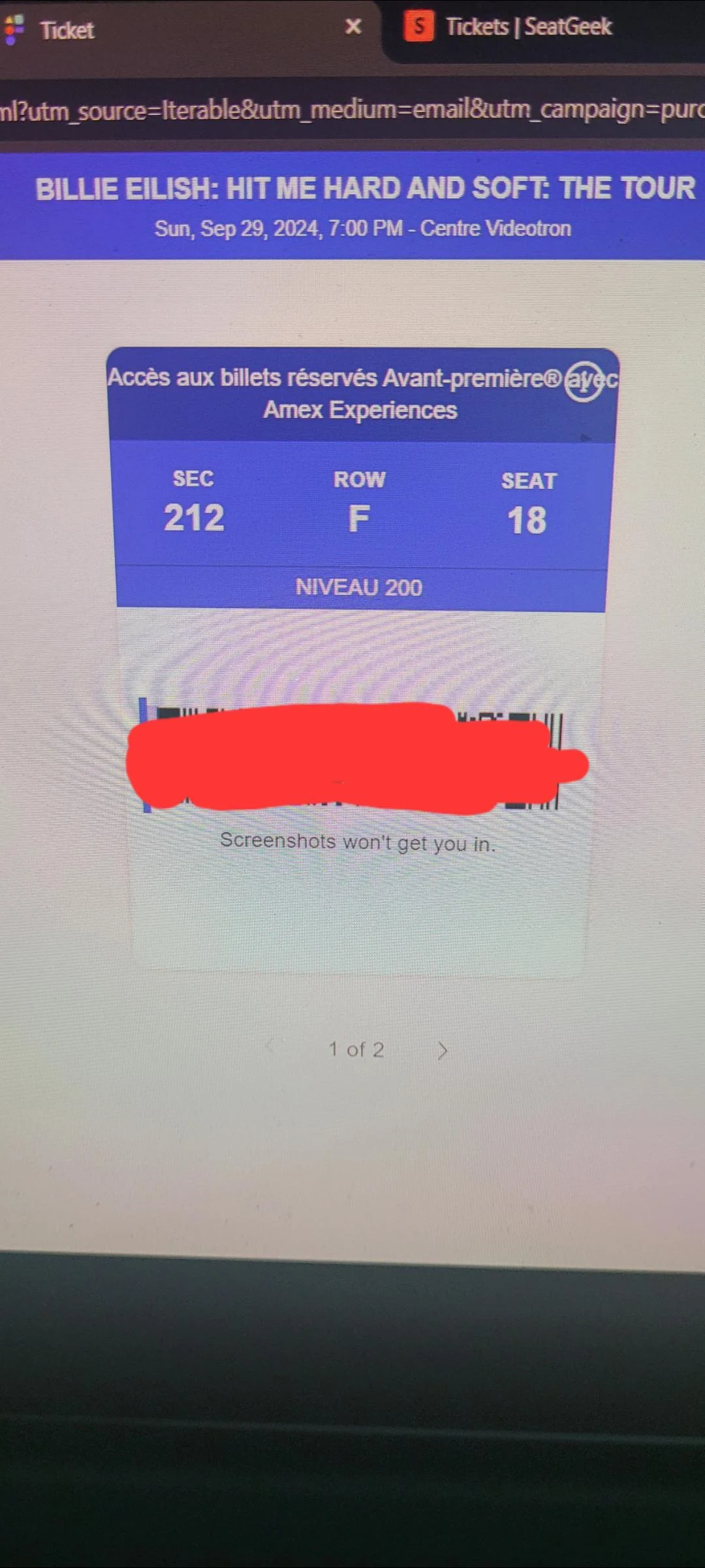 FREE Billie Eilish Quebec Tickets Tonight! | Scrolller