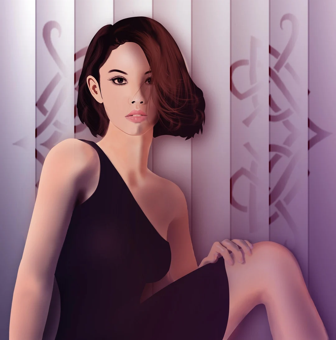 Violet ( digital, Photoshop ) | Scrolller