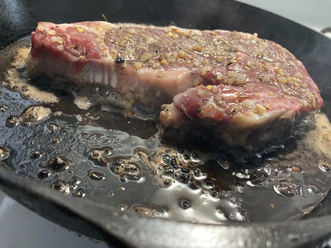 Nothing better than a pan seared steak. | Scrolller
