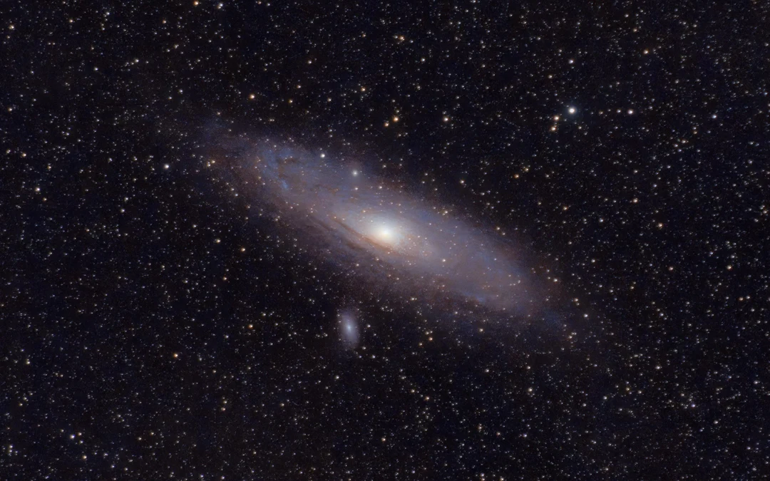 I tried and succeeded in taking a photo of the Andromeda Galaxy! [OC] | Scrolller