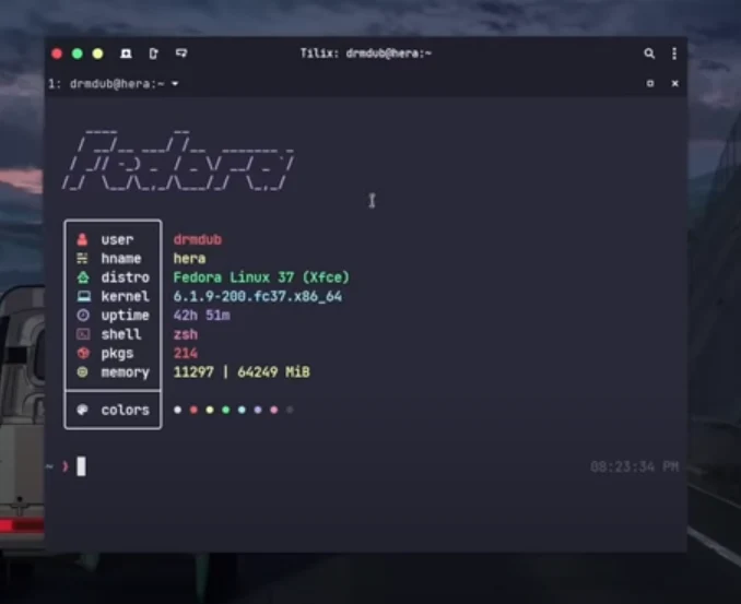 [Doubt]which system fetching tool is this?? | Scrolller
