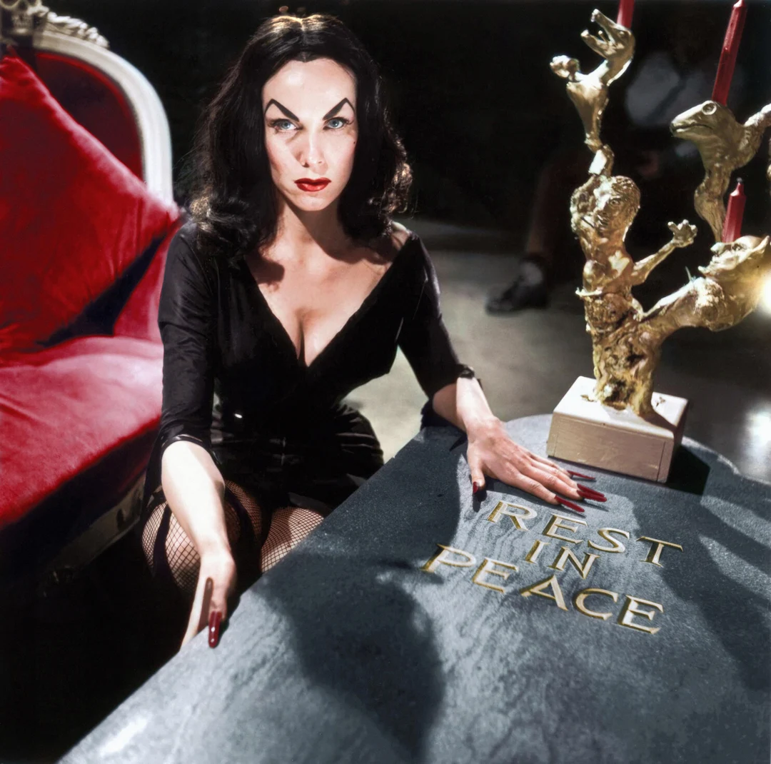 Maila Nurmi as Vampira, 1954. | Scrolller