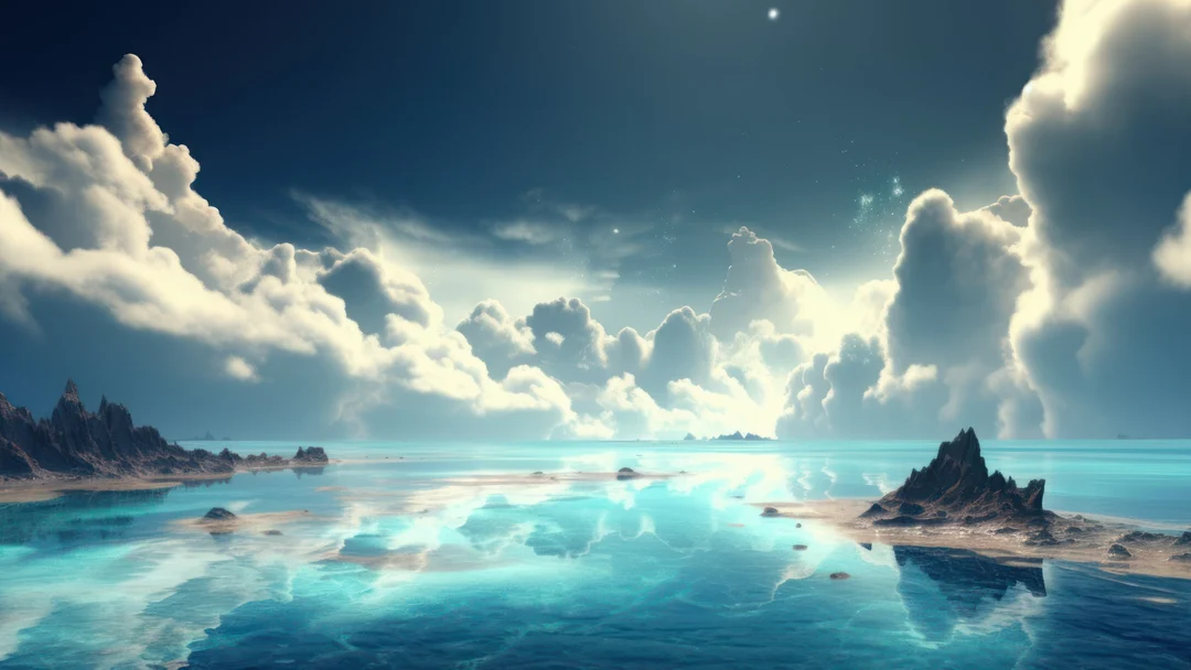 Clouds Meet The Sea [1920x1080] | Scrolller