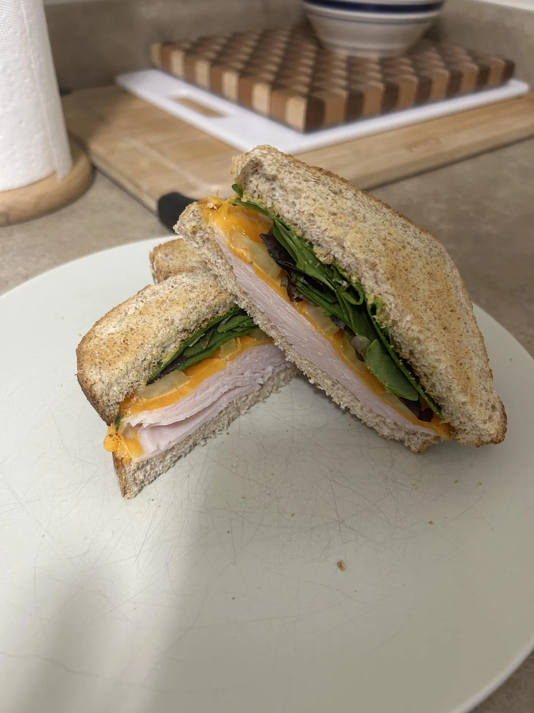 Turkey cheddar with picked celery | Scrolller