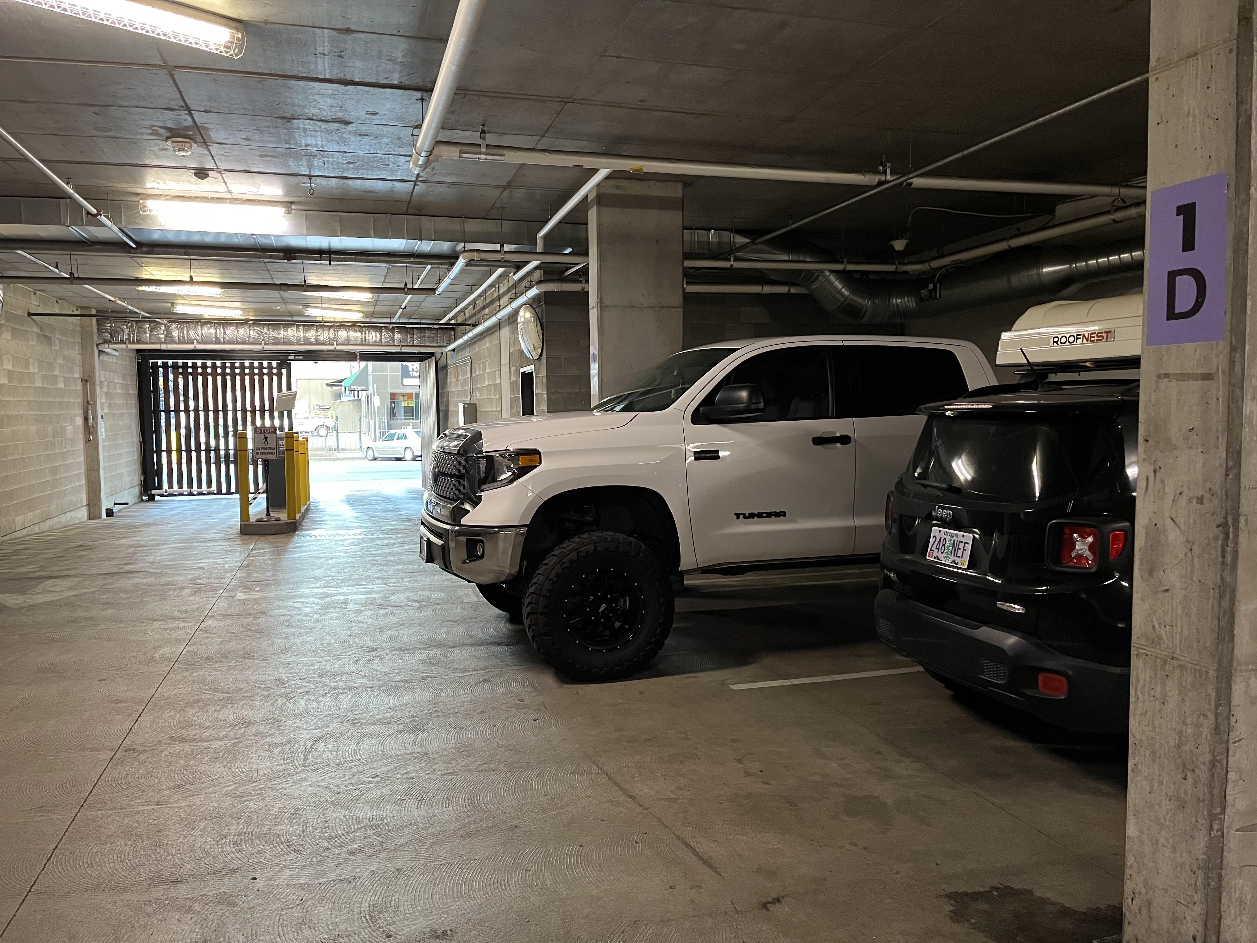 This truck in my apartment’s parking garage | Scrolller