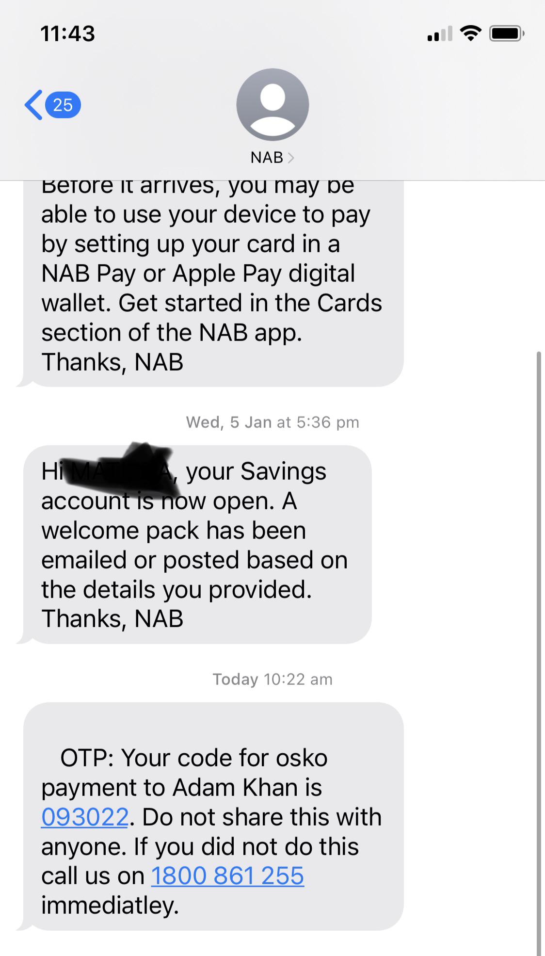 New NAB scam? | Scrolller
