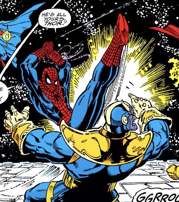 Discover more like Spiderman: Just a reminder that Spider-Man was able to stagger Thanos with a ...
