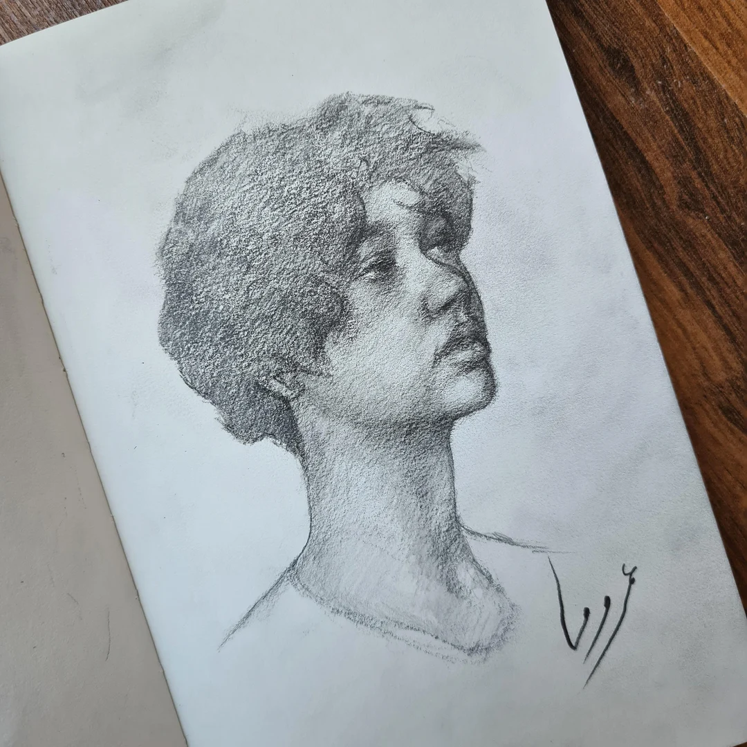 Scratch, Me, pencil, 2022 | Scrolller