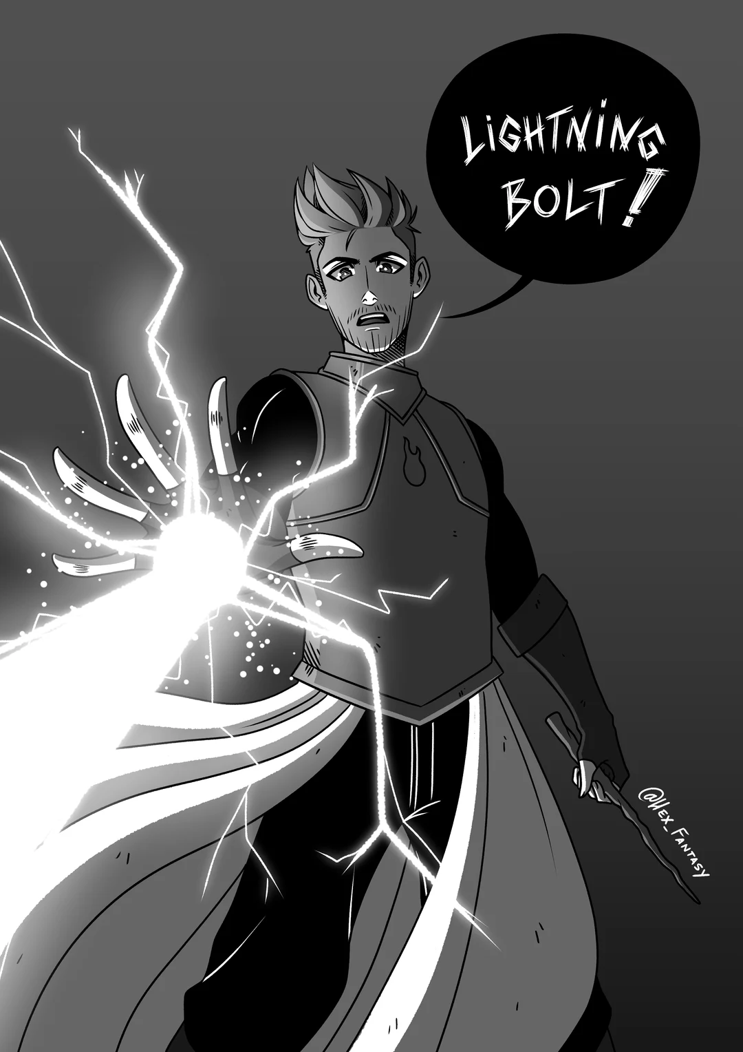 [OC] Rowan Brainstone, the Fighting Wizard. | Scrolller