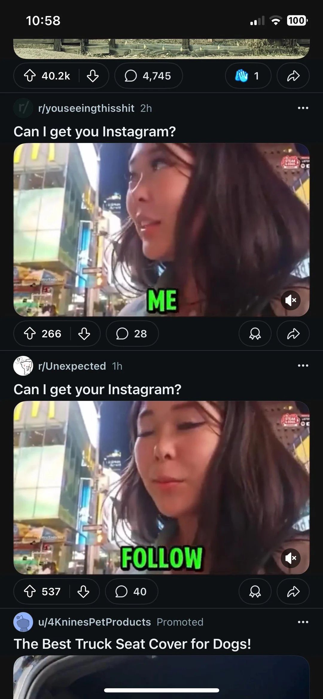 I mean are you seeing this shit, I see it everywhere. | Scrolller