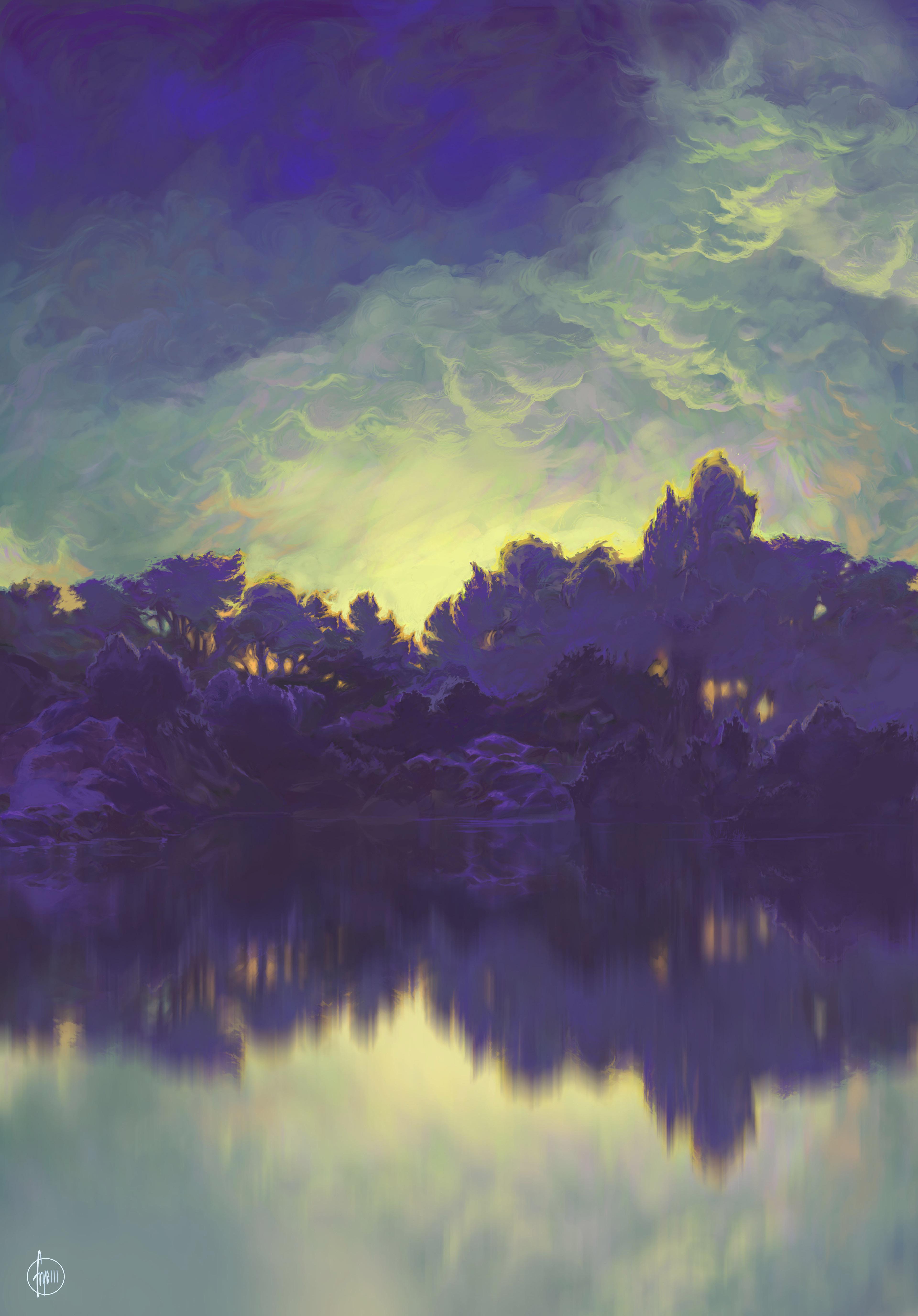 “An Acid Glade Split” by John Frye | Scrolller