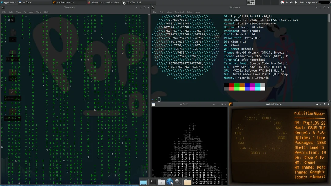 Quick Pop!_OS rice [Xfce] | Scrolller