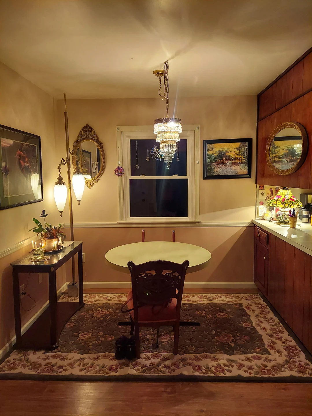 My cozy little breakfast nook. Ultra feminine. | Scrolller