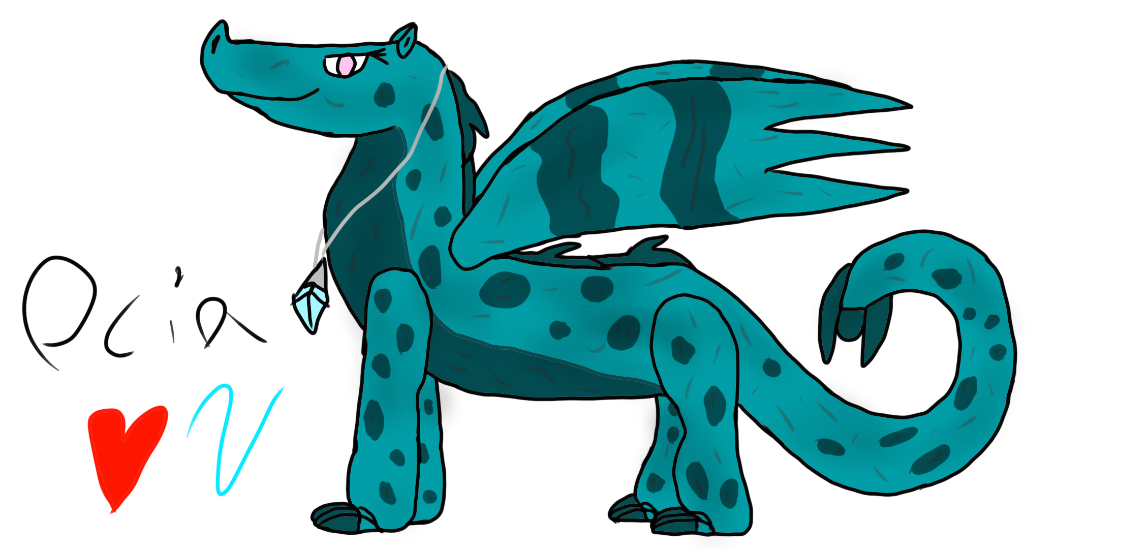 Ocia the princess of the water dragons (OC) | Scrolller