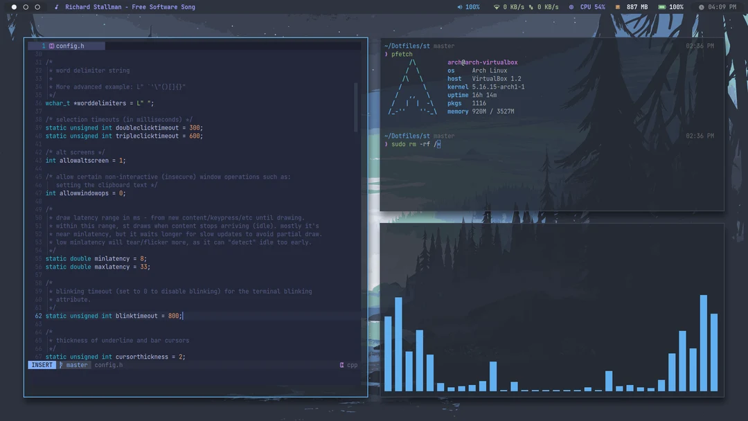 [i3-gaps] Minimal Rice | Scrolller