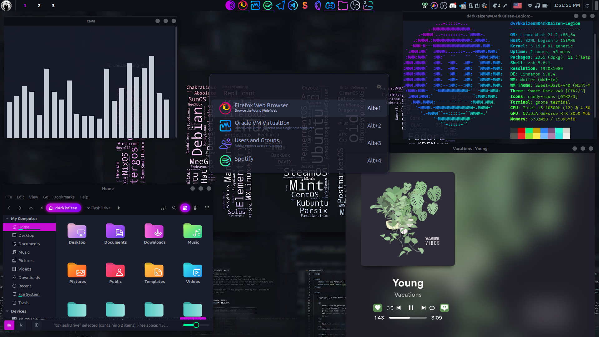 [Cinnamon] My first linux rice | Scrolller
