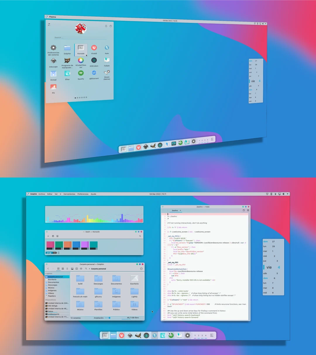 [KDE Plasma] Updated Edna Light - Screenshot | Scrolller
