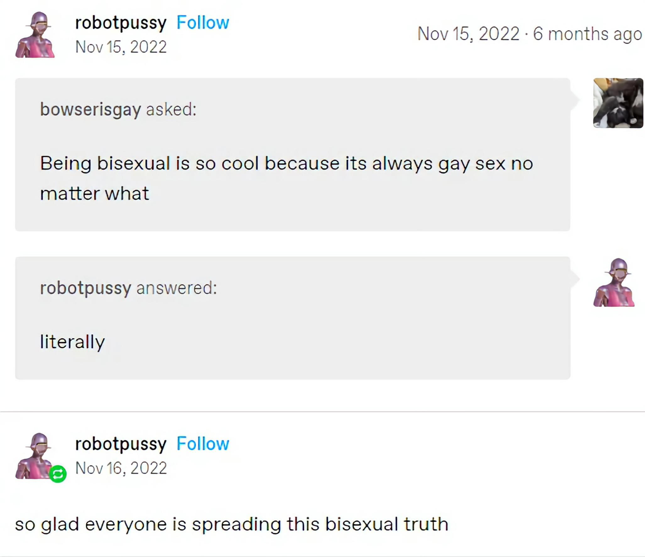 Everyone Should Spread the Bisexual Truth | Scrolller