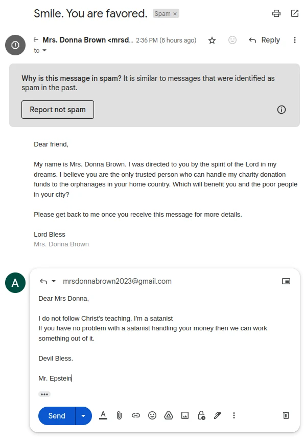 So I got this email and I replied | Scrolller