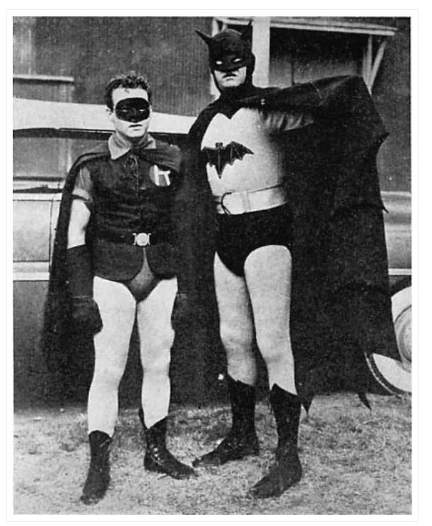 Robert Lowery as Batman and John Duncan as Robin in Batman And Robin, 1949 | Scrolller