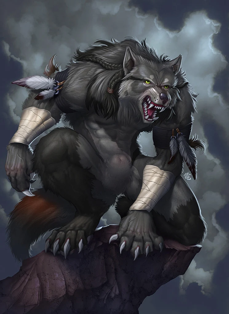 Werewolf Commission 2017 by Rodrigo Martins | Scrolller