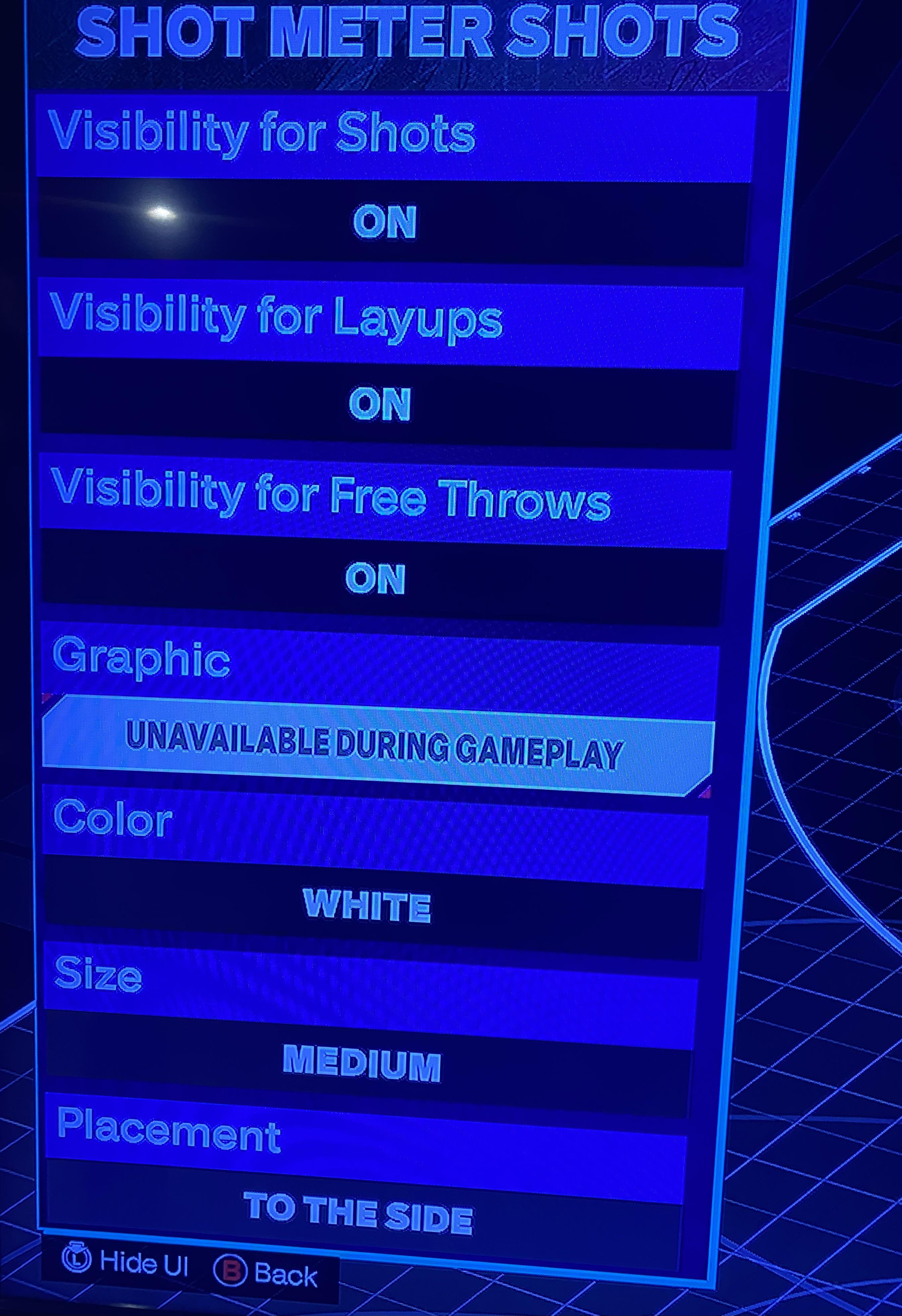 Can’t change shot meter? | Scrolller