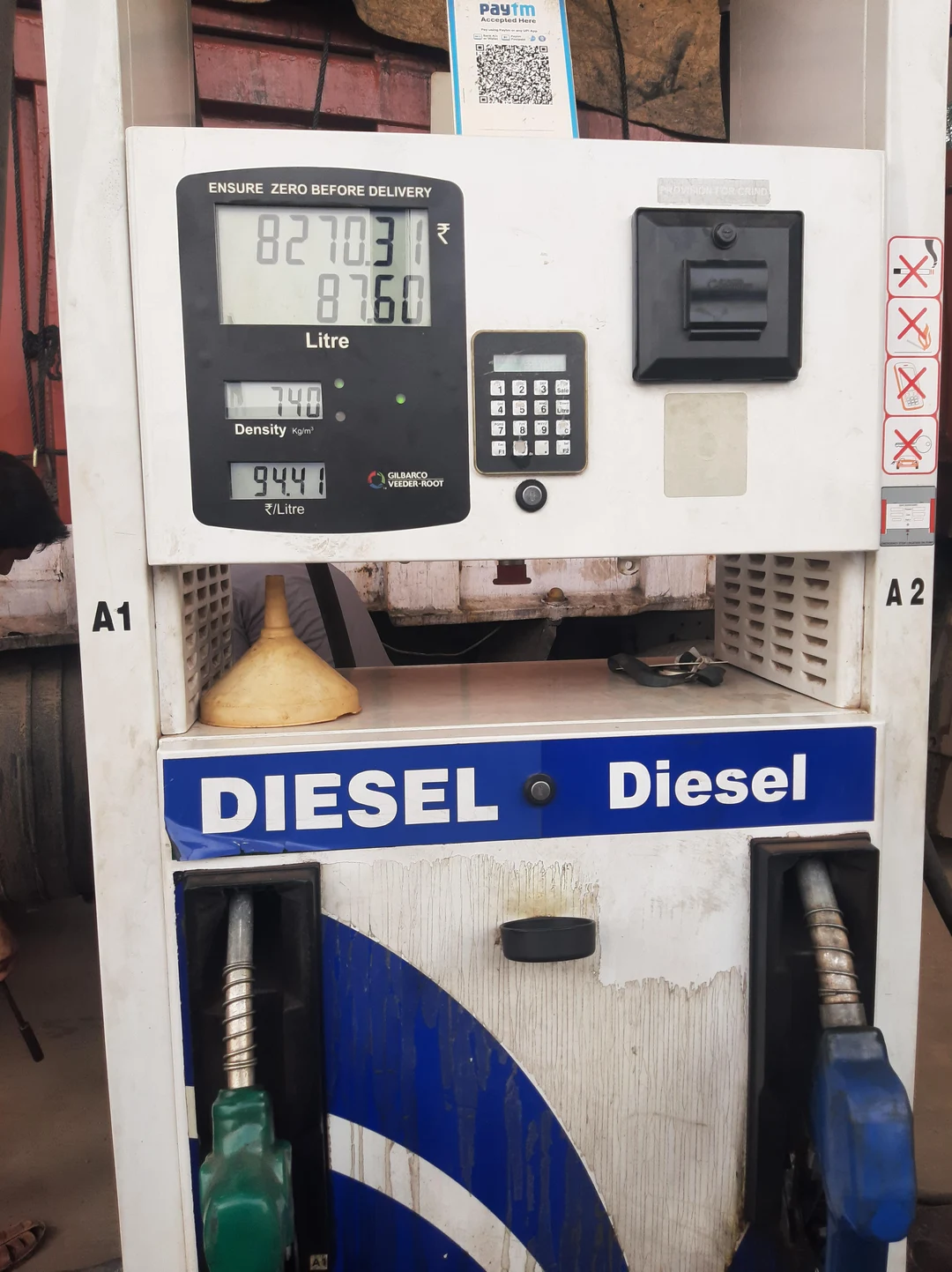 somehow HP fuel pump guys managed to fill 10 liters more than my cars rated capacity. we have to ...