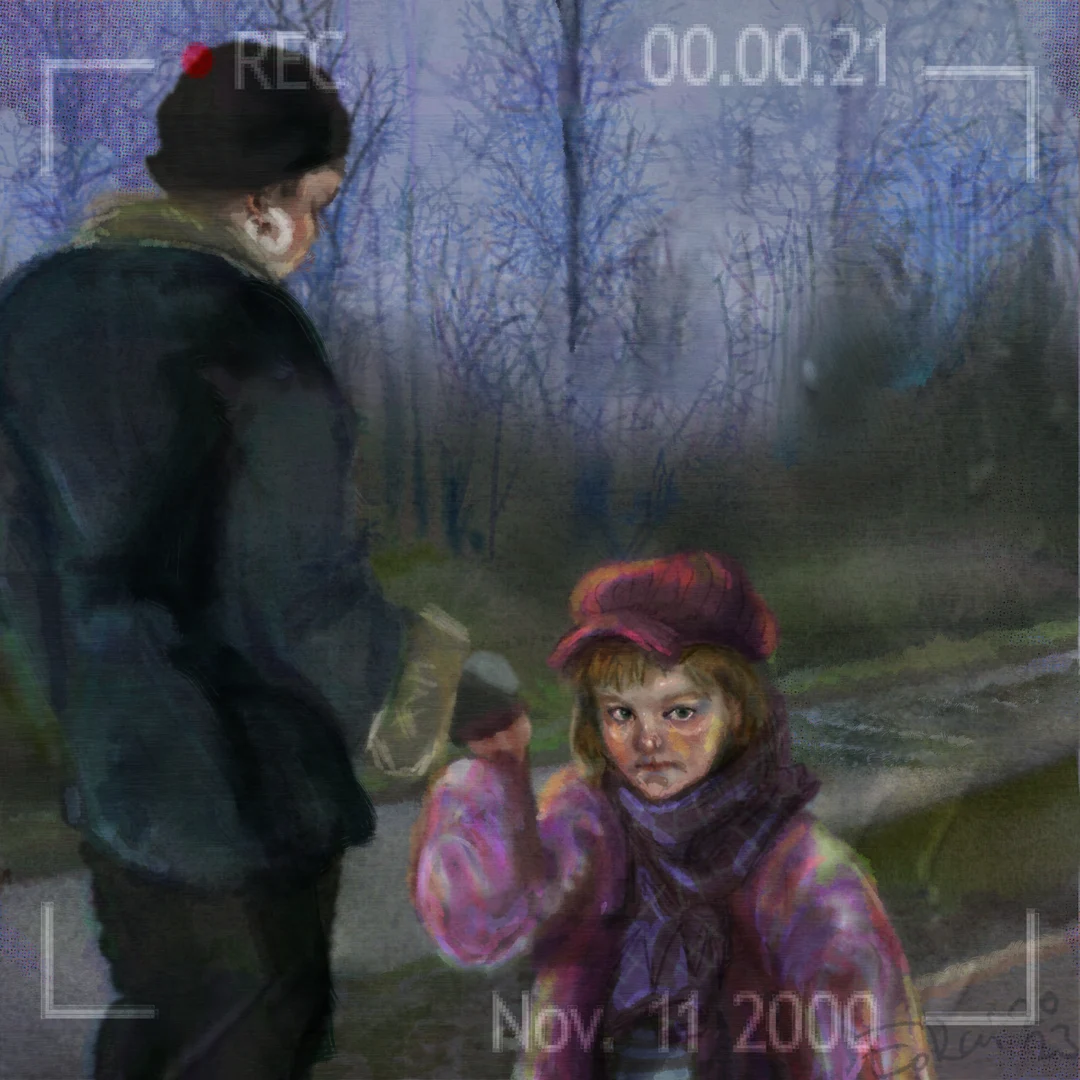 Retrospective portrait, me (E.Rai), digital, 2023 | Scrolller