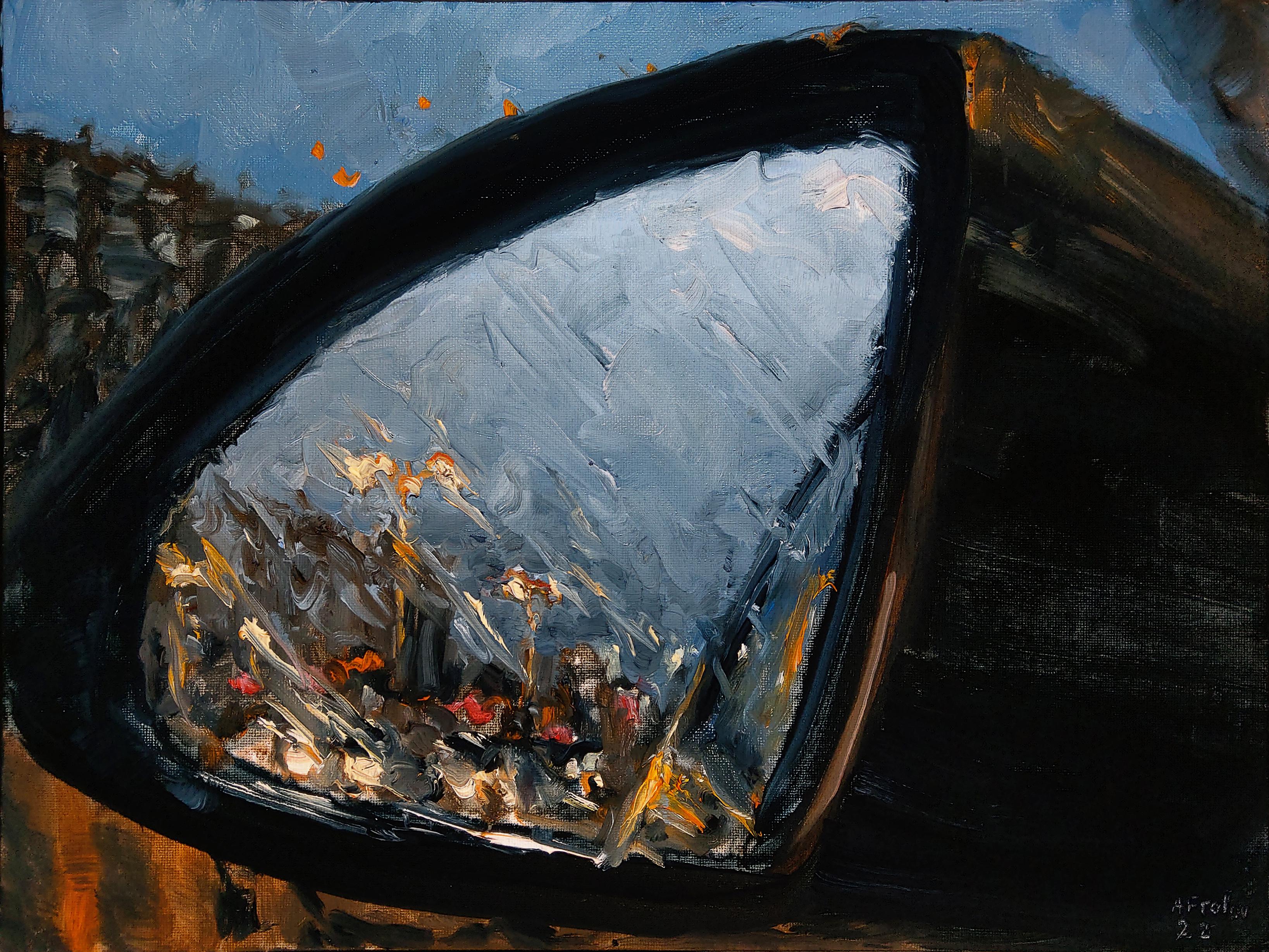 Retrospective View, My oil painting on canvas panel 12''x16'' | Scrolller