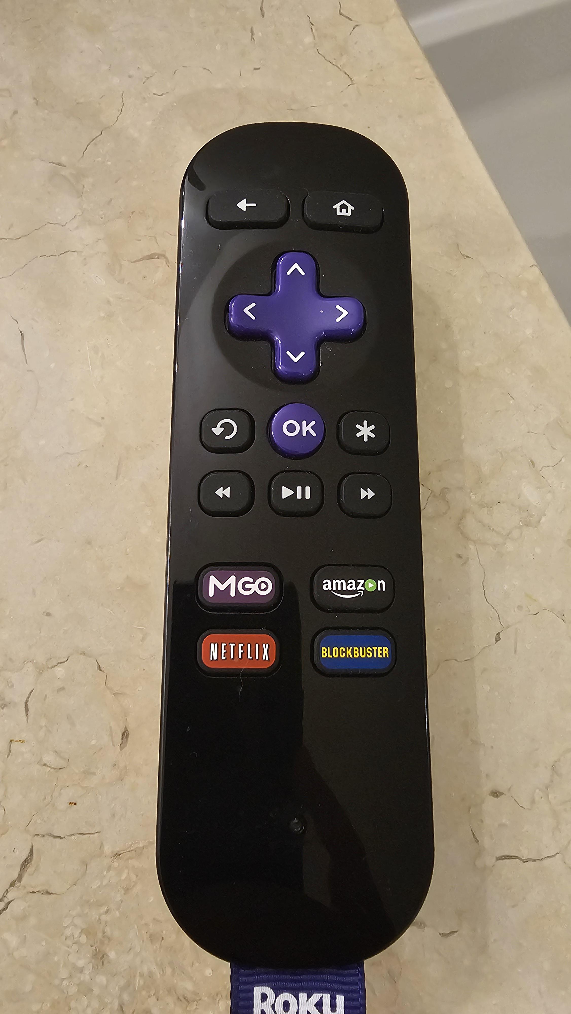 My last Roku remote has a dedicated Blockbuster Video button | Scrolller