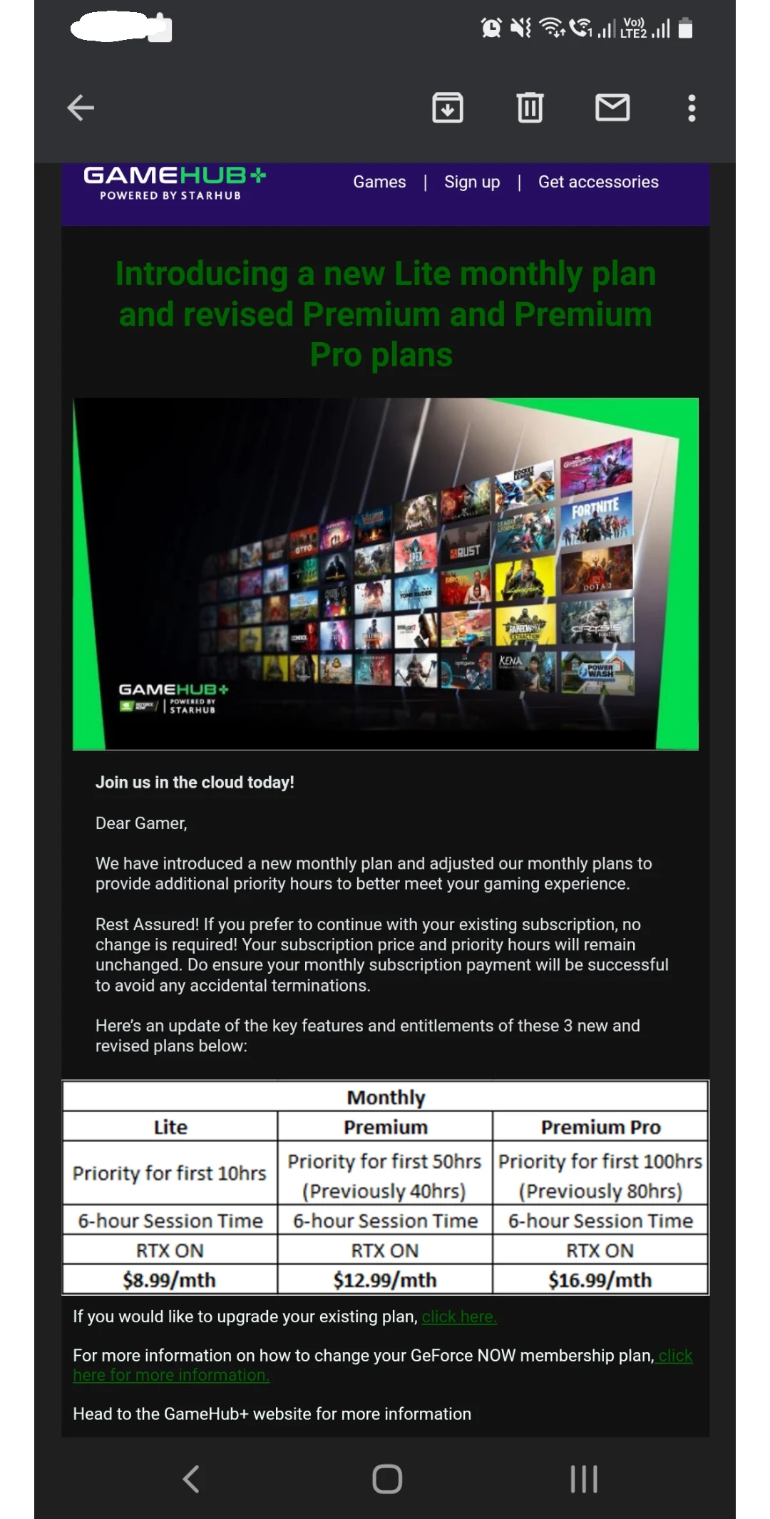 Starhub Gamehub+ revised plans | Scrolller