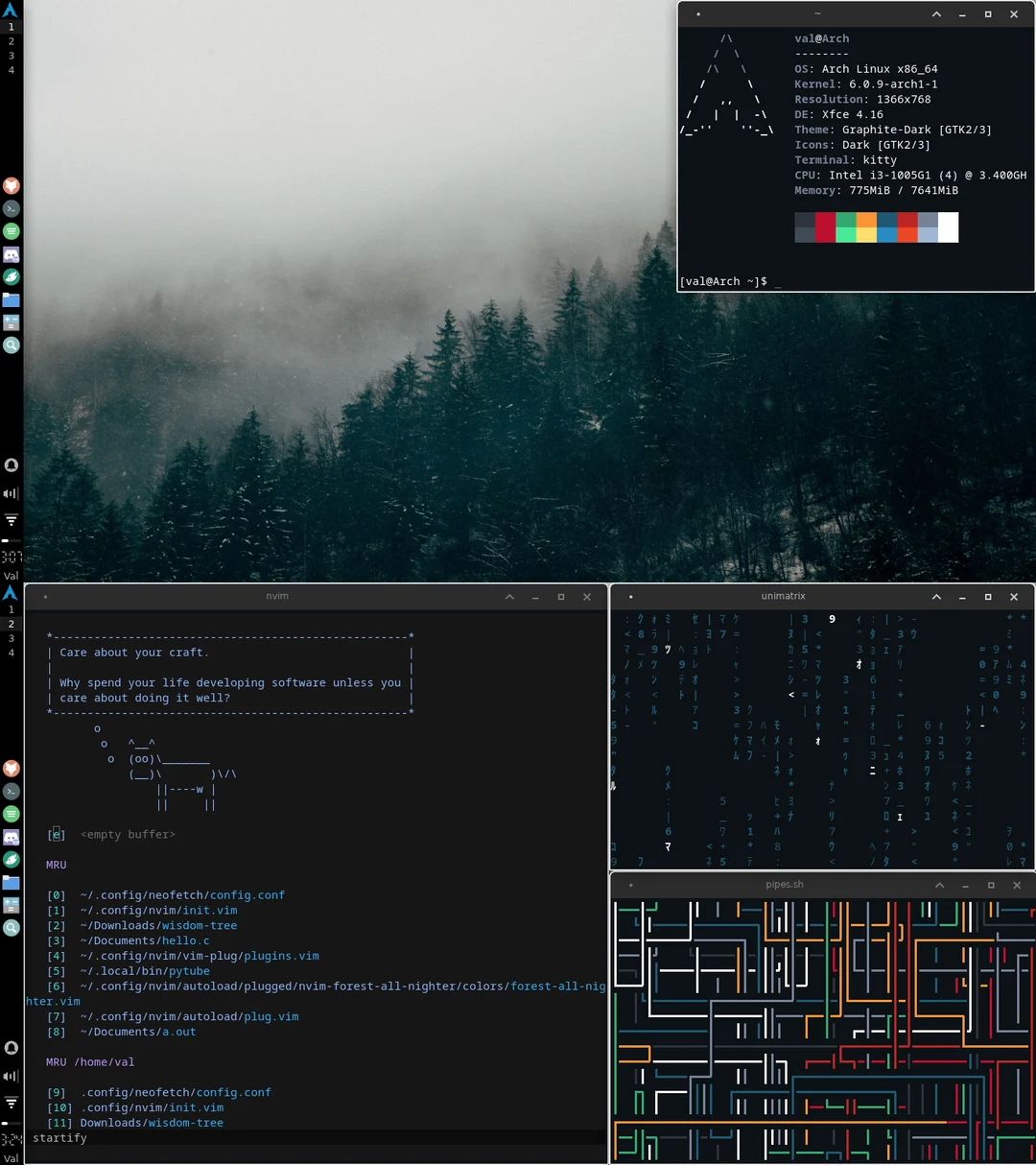 [xfce] my first rice | Scrolller