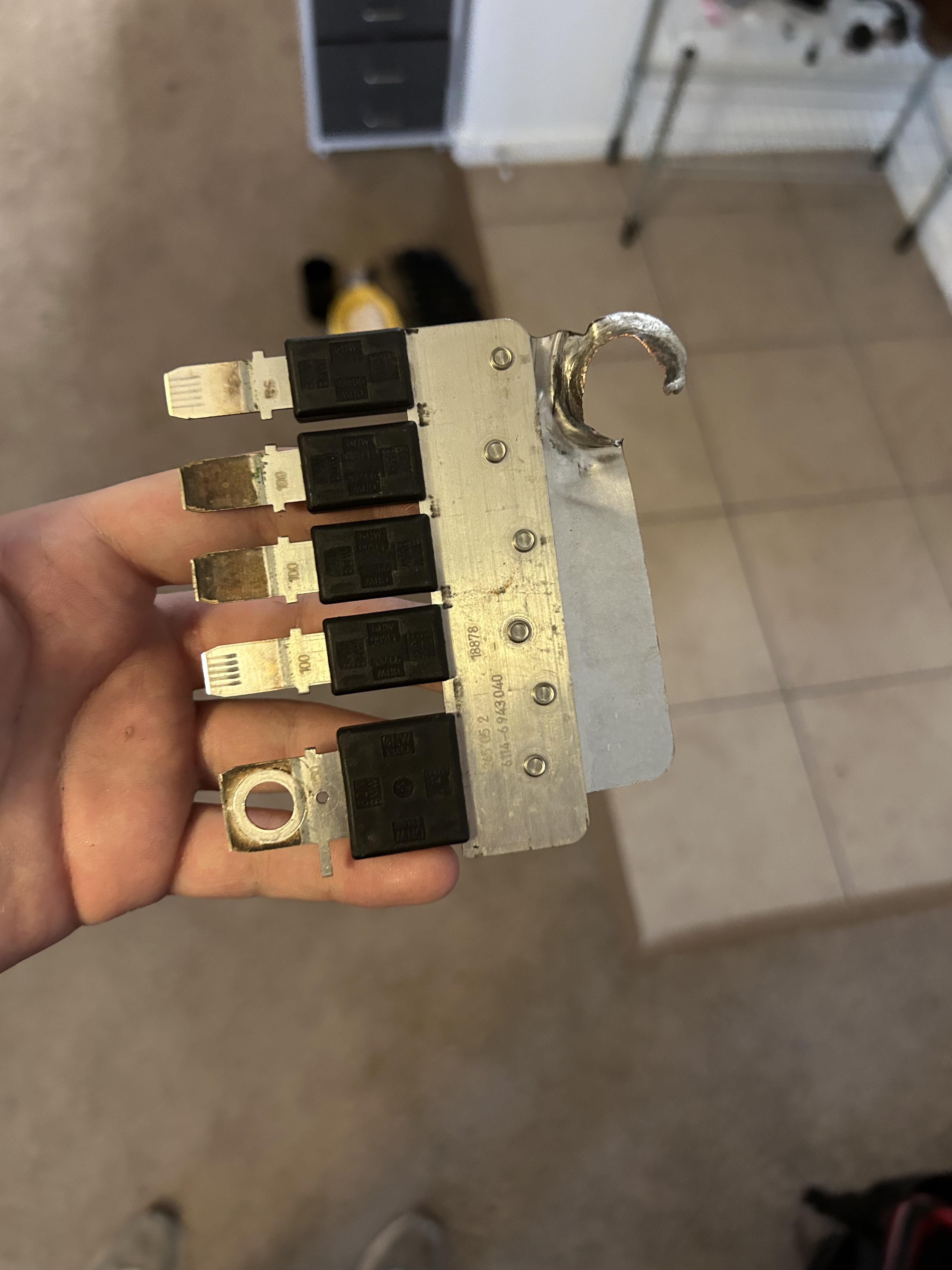 Apparently when replacing your spark plugs, you should unplug your battery (2006 bmw 325i ...