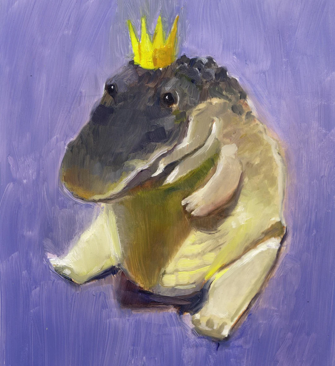 Compact Alligator, mrzdraws(me), Oil Paint, 2024 | Scrolller