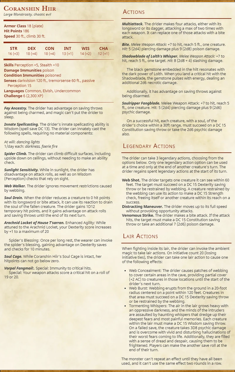 Updated my drider encounter | Scrolller