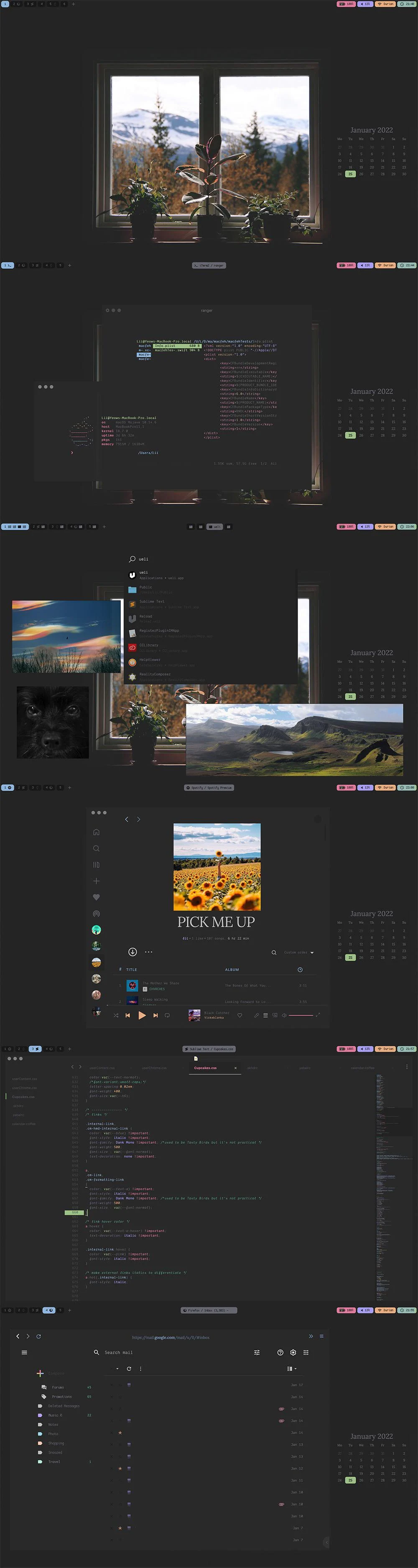 [yabai] only recently realised my mac could look so good | Scrolller