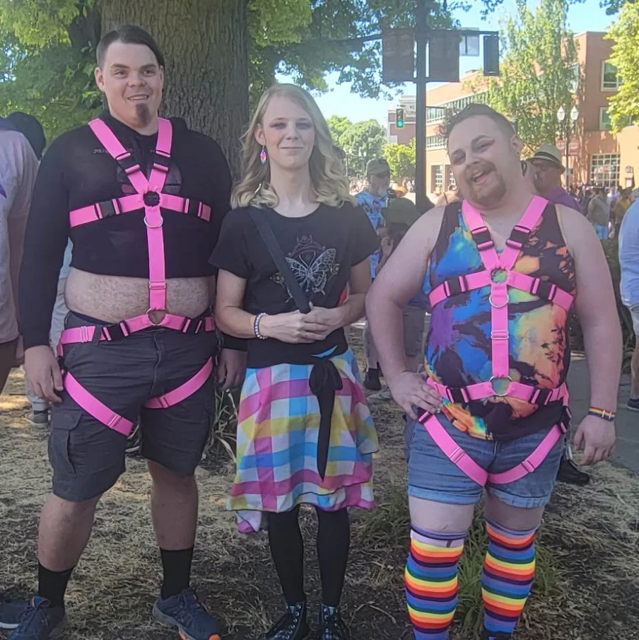 Last year's pride parade outfit would love your guy's thoughts | Scrolller