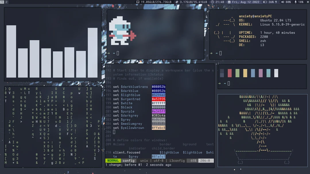[i3 gaps] How did you know I love Nord ? | Scrolller