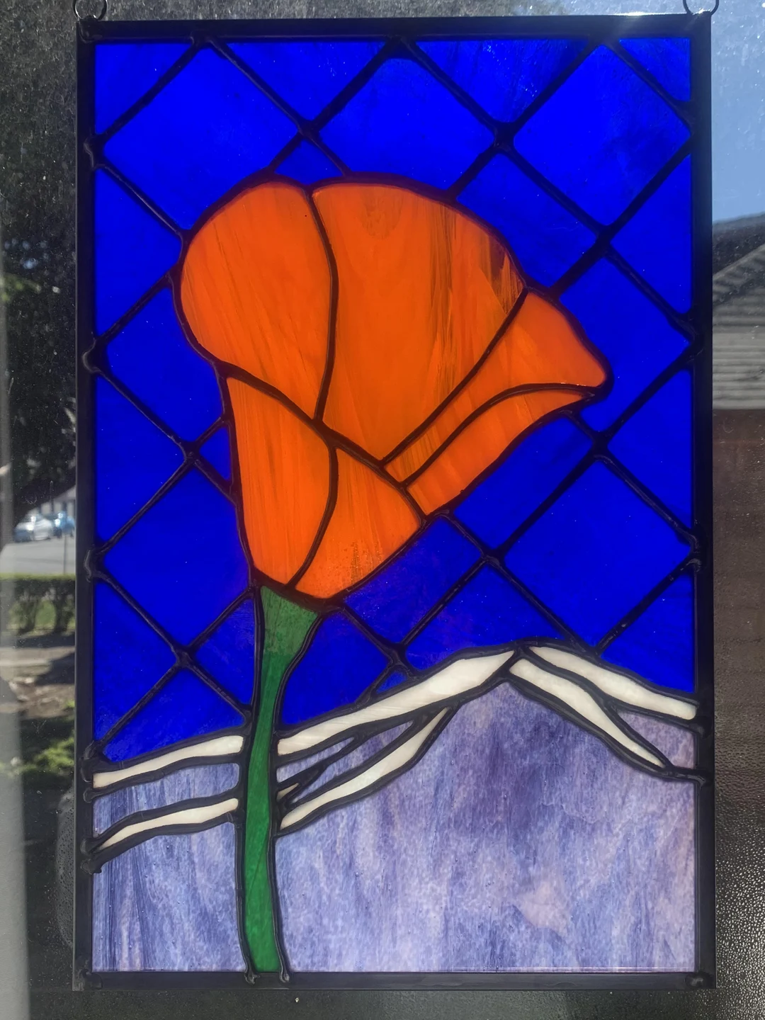 Pacific Coast Highway Scenic Route, Me, Copper Foiled Stained Glass & Zinc, 2023 | Scrolller