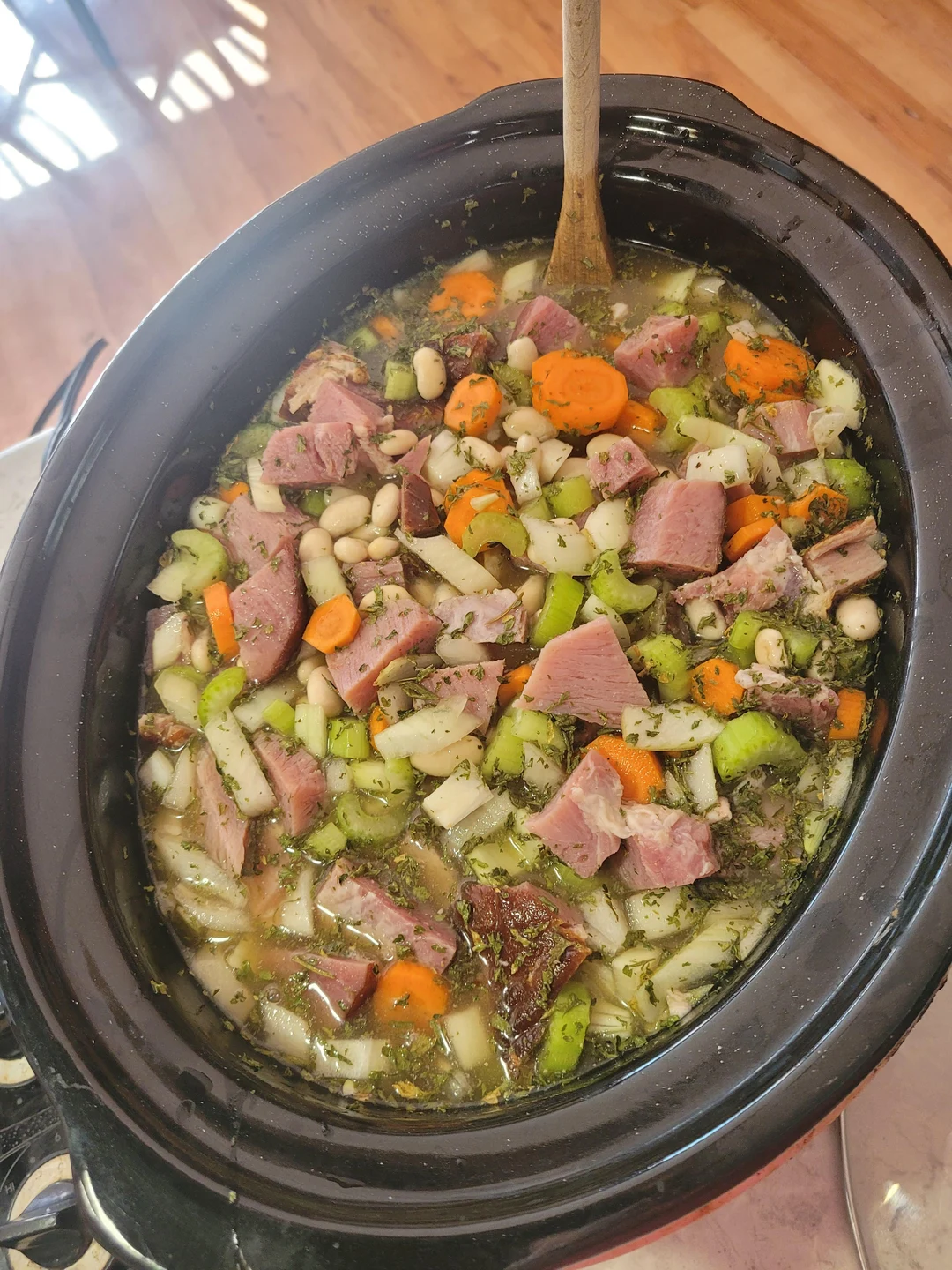 ham and white bean soup for tonight | Scrolller