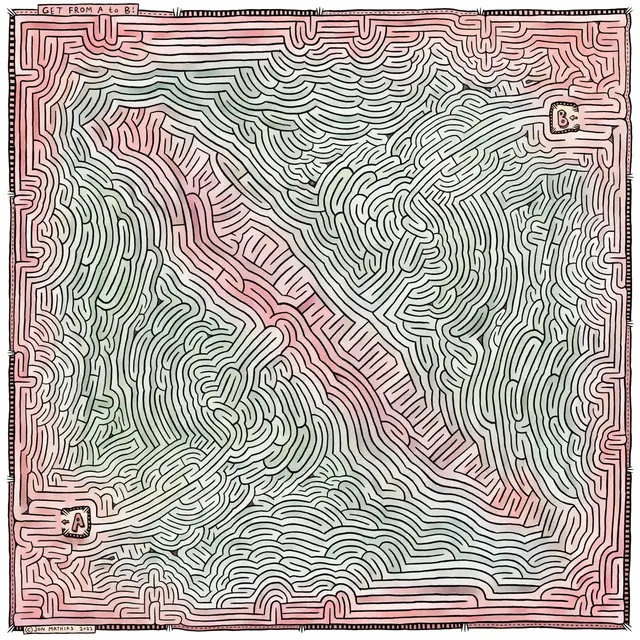 Maze. Get from A to B | Scrolller