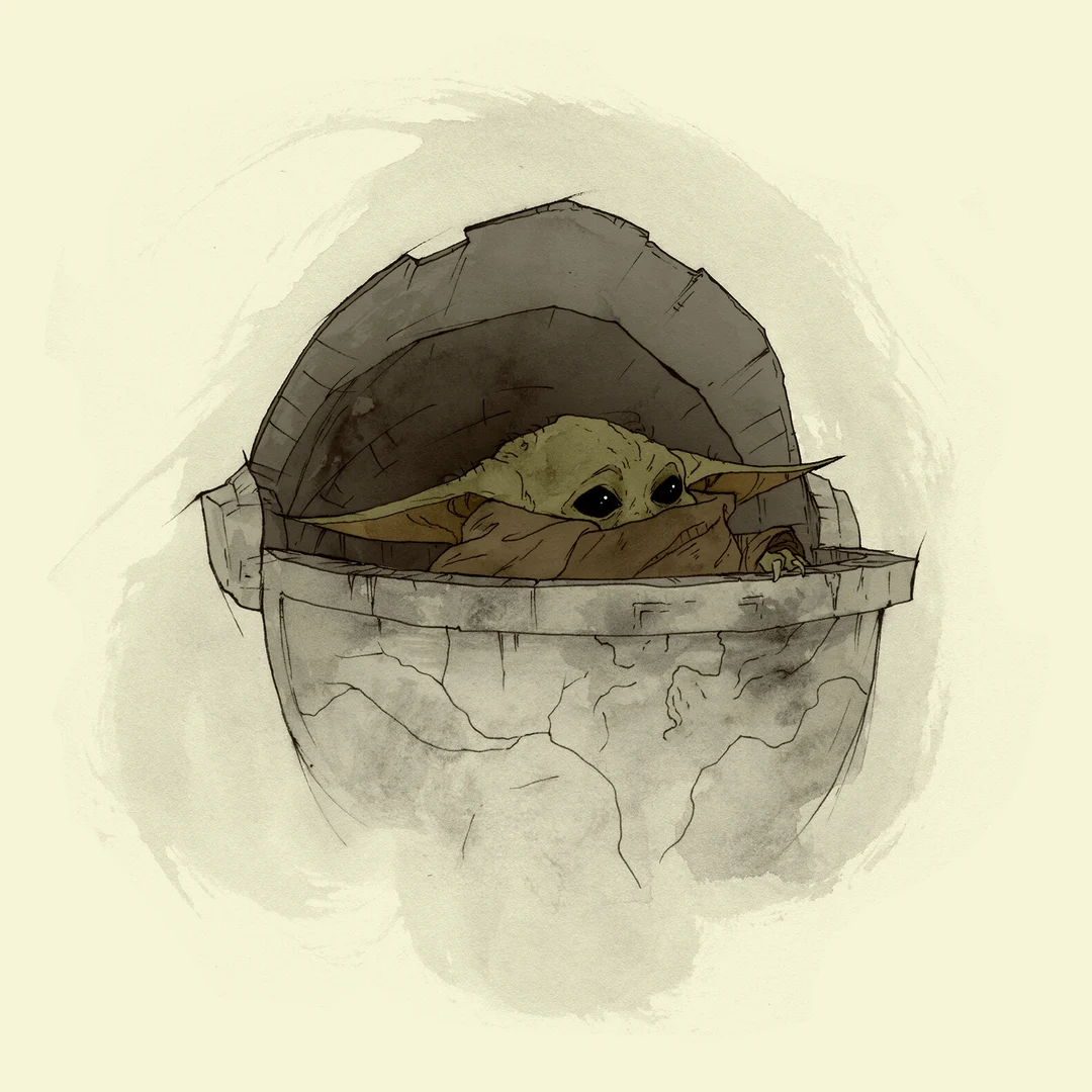 Grogu by Abigail Larson | Scrolller