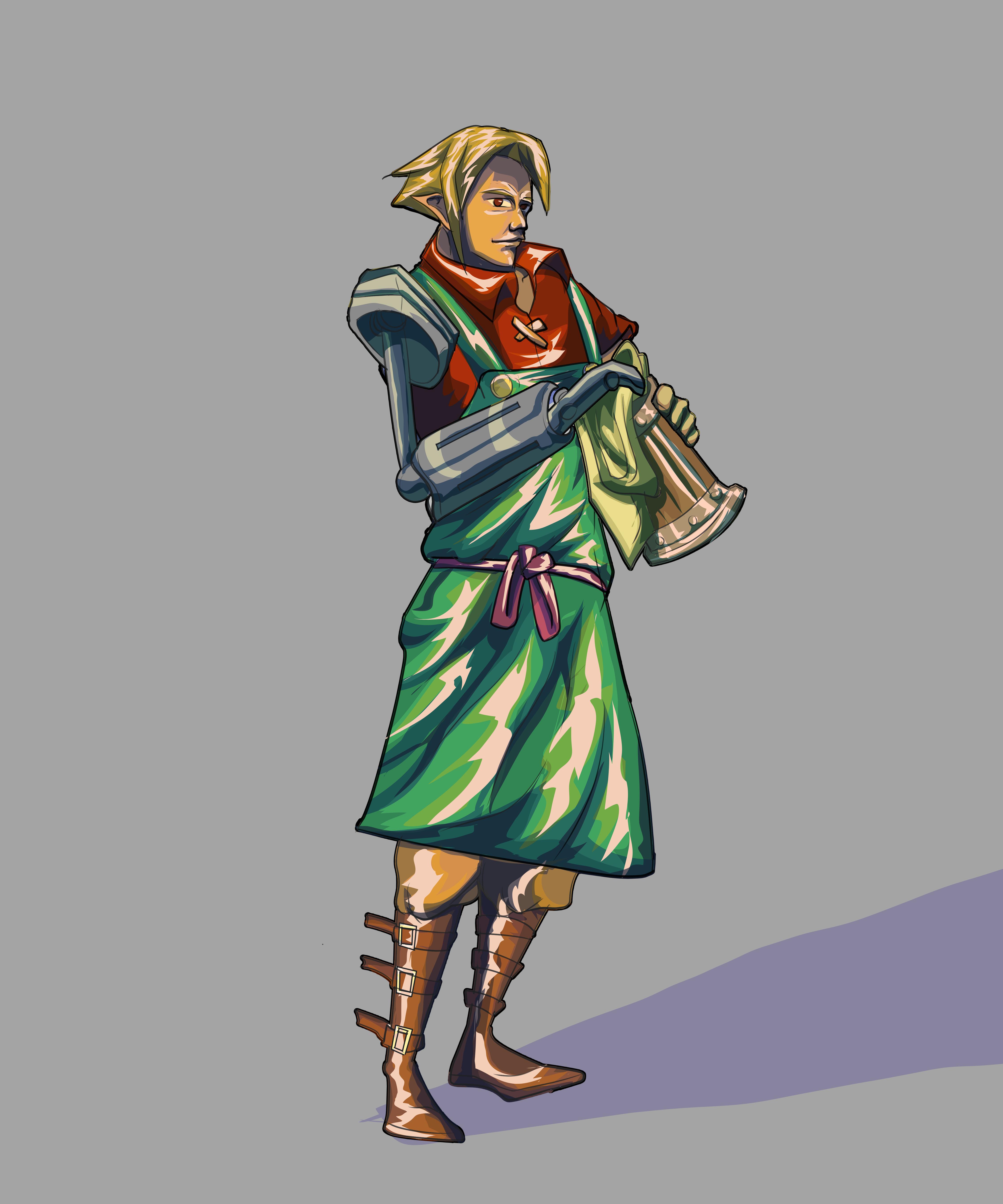 Mechanical handed bartender | Scrolller