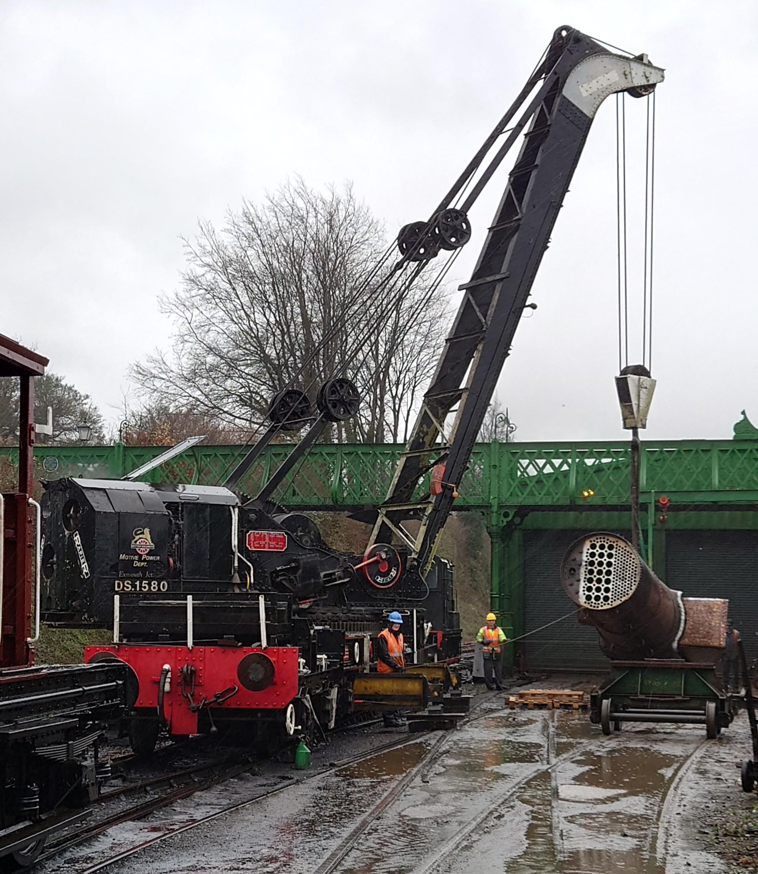 45 ton steam crane we used for lifting a boiler today. | Scrolller