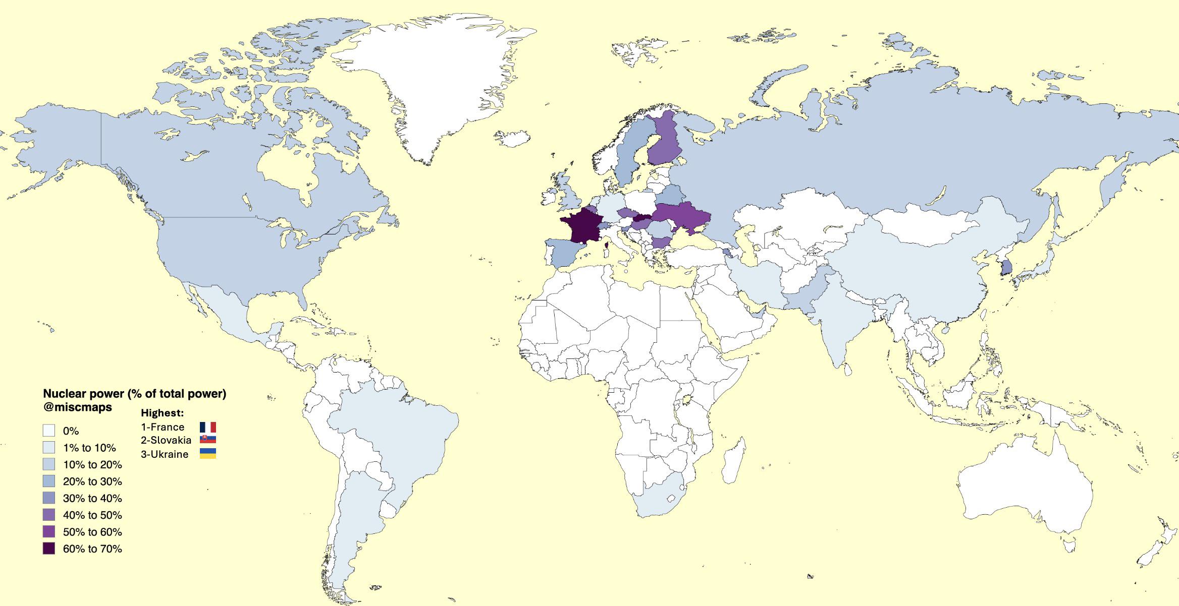 Nuclear energy % of total energy | Scrolller