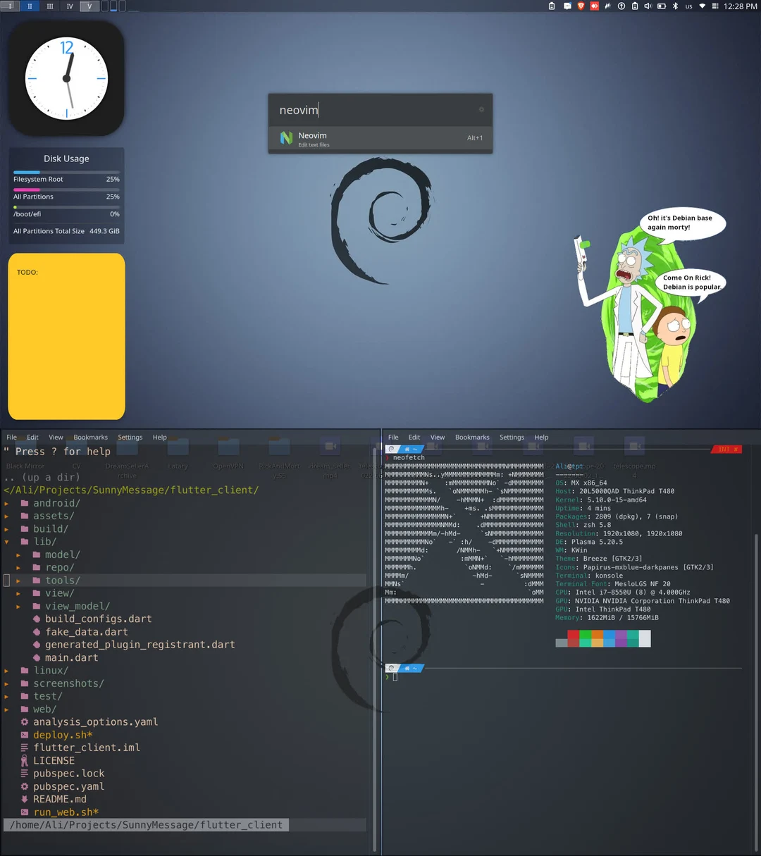MX-Linux [KDE] These guys shows up on my wallpaper this morning and I don't know how to fix it ...