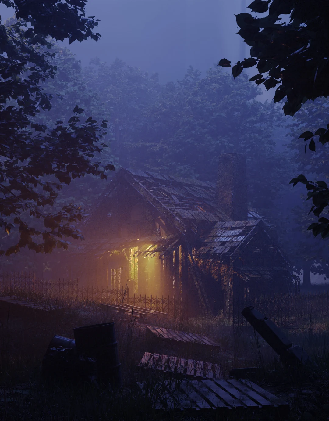 "Forrest Adventure", 3d render I made w/ blender in 2023 | Scrolller