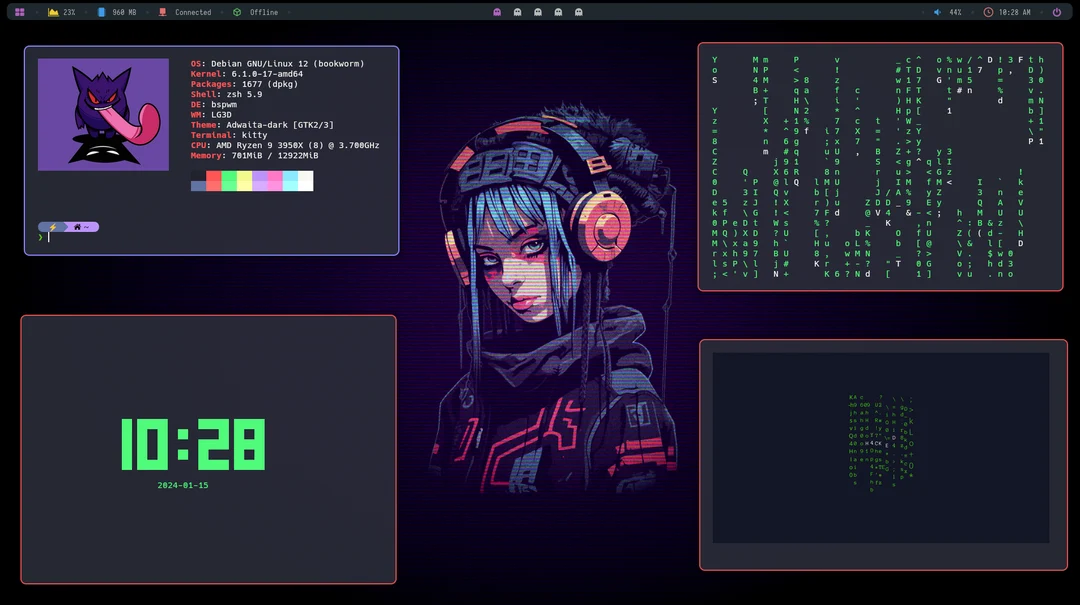 [BSPWM] My last minimal Customization | Scrolller